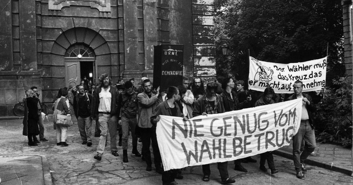 7. Mai 1989: Proteste gegen Wahlfälschung in der DDR | Weiterdenken ...